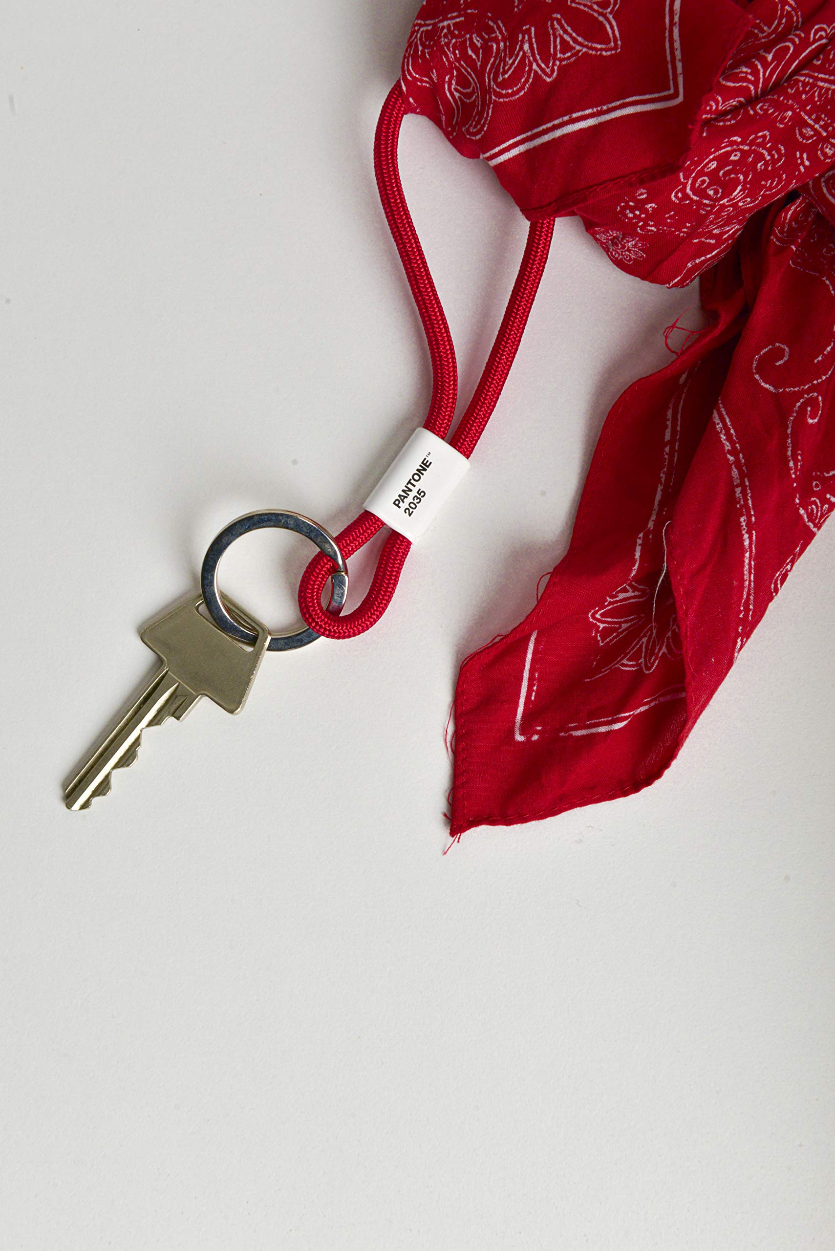 Copenhagen Design PANTONE Key Chain S, short key hanger, nylon, green, Greenery 15-0343, Colro of The Year 2017