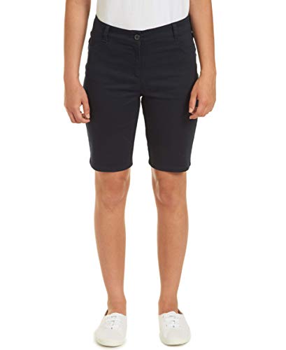 Nautica womens Uniform Stretch Bermuda Shorts, Navy, 13 US