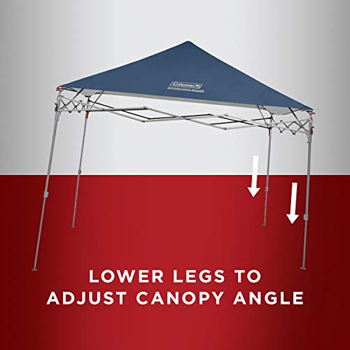 Coleman Expandable Shade Shelter | Adjustable Canopy Tent | UPF 50+ Sun Protection | 10 x 10 Feet | Slate