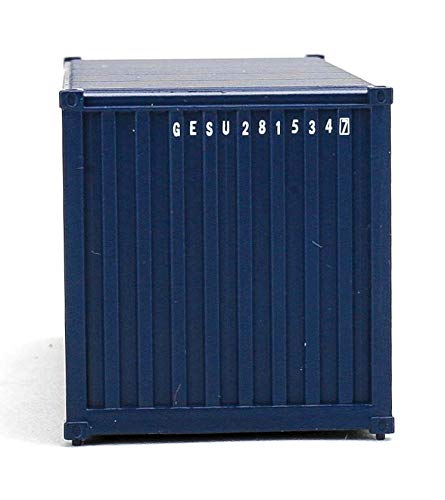 Walthers SceneMaster HO Scale Model of GE Seaco (Blue, White, red) 20' Corrugated Container,949-8064
