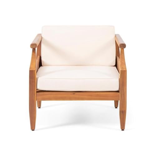 Noble House Aston Outdoor Club Chair (Set of 4) Teak