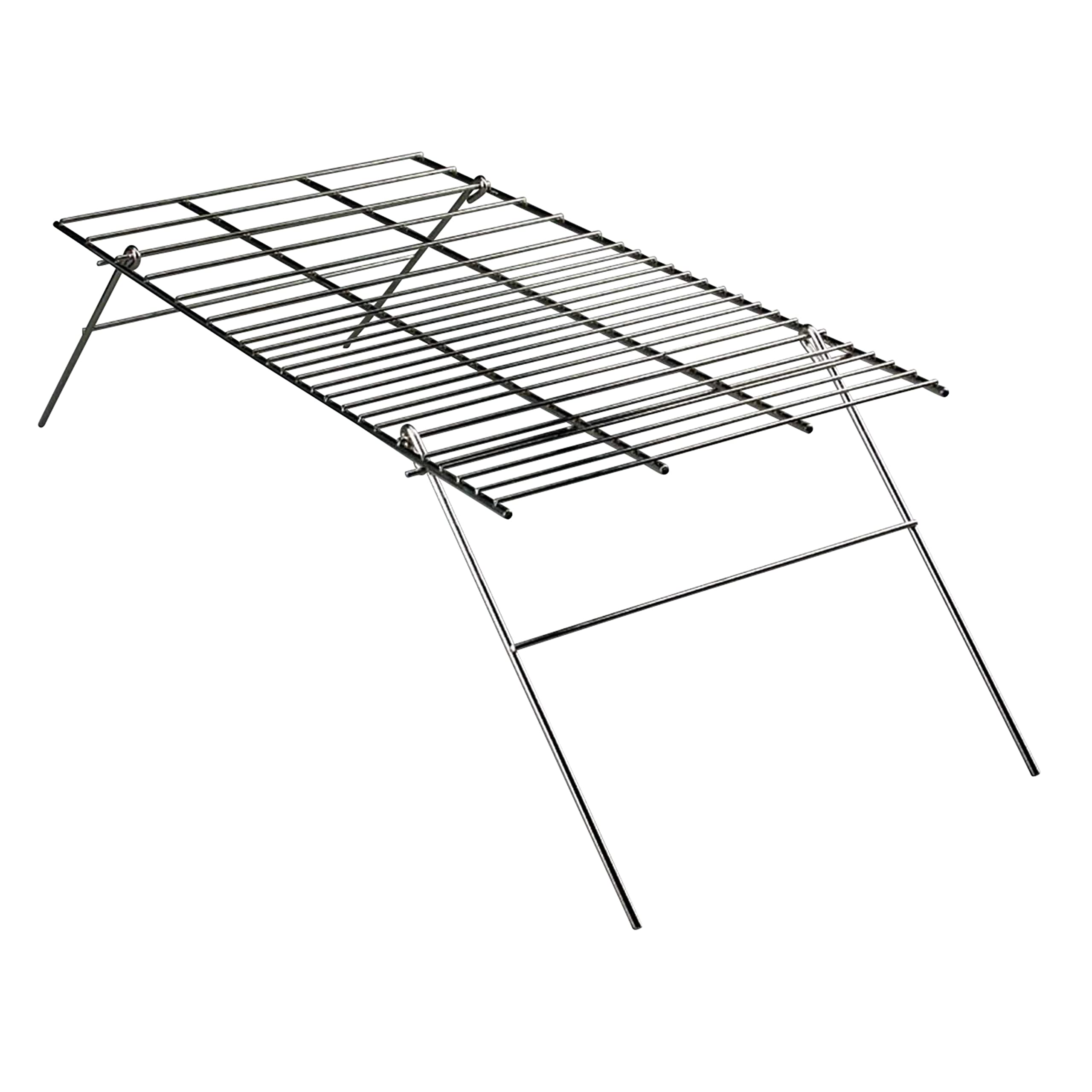Coleman Deluxe Open Flame Camp Grill, Steel Outdoor Folding Grill Rack for Over Fires, 288 Sq. In. Cooking Surface for Camping, Tailgating, Grilling, & Bonfires