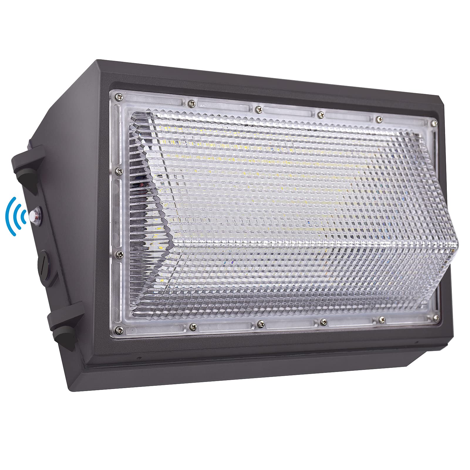 SZGMJIA 100W LED Wall Pack with Dusk to Dawn Photocell, 5000K Daylight, 13000LM, AC100-277V with ETL Listed. Commercial and Industrial Outdoor LED Security Lighting for Parking Lots