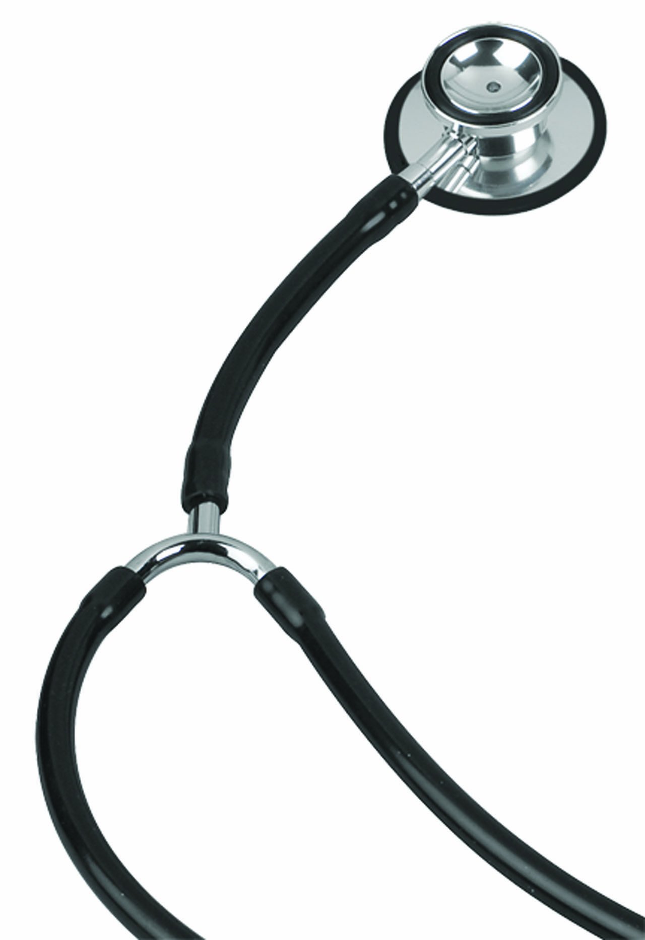 Veridian 05-132 Teaching/training Aluminum Dual Head Stethoscope, Black