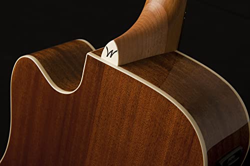 Washburn Harvest 6 String Acoustic-Electric Guitar, Right, Natural (WD7SCE-A)