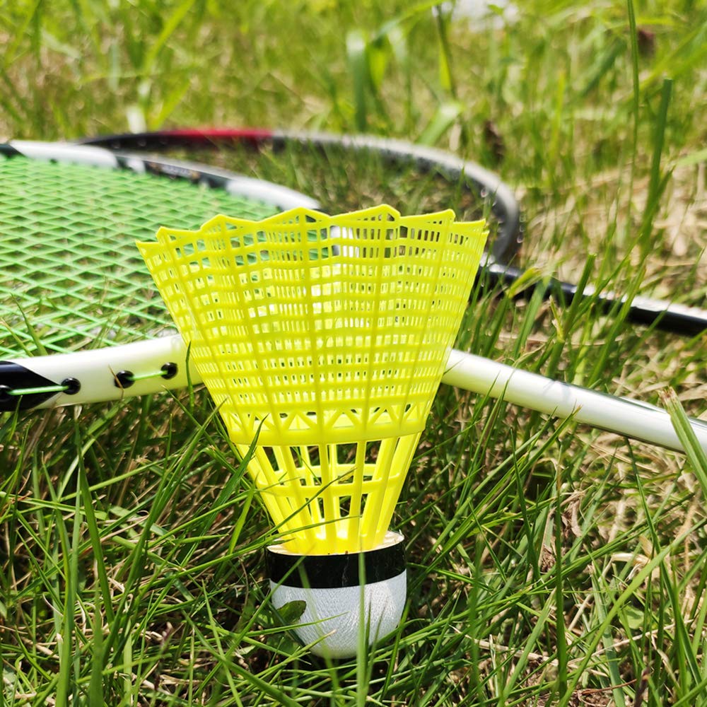 Colletia Shuttlecocks Birdies 12 Pack Nylon Badminton Shuttlecocks,Training High Speed Badminton Balls,with Great Durability Stability Suitable for Indoor Outdoor