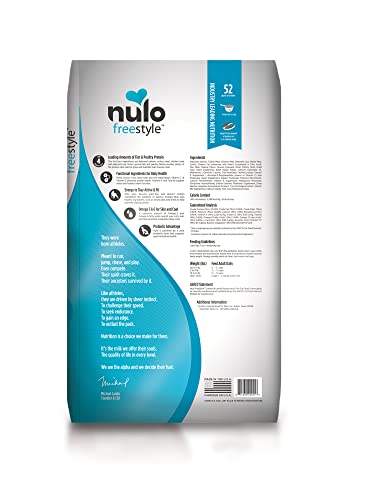 Nulo Freestyle Adult Trim Premium Grain-Free Dry Small Bite Cat Food Kibble with BC30 Probiotic for Digestive Health Support, Salmon & Lentils 14 Pound Bag