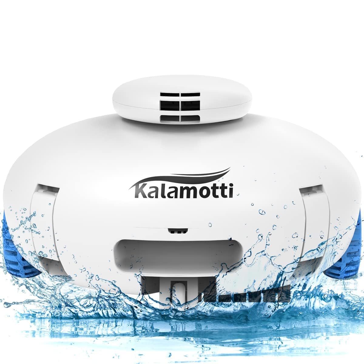 Cordless Robotic Pool Cleaner - Pool Vacuum for above Ground Pools Powerful Suction Rechargeable Battery, Lasts 140 Mins, Built-in Water Sensor Technology for Pool Surface Up to 630 Sq.Ft