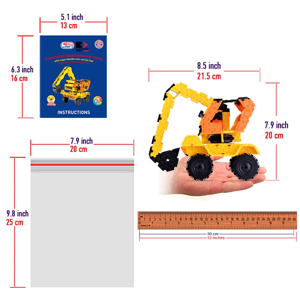 WEofferwhatYOUwant Flatblocks T-Rex, Dinosaur, Firefly, Honey Bee, Duck, and More | 3-D Puzzle Toy Building | Figures Level 2 | Collect Them All