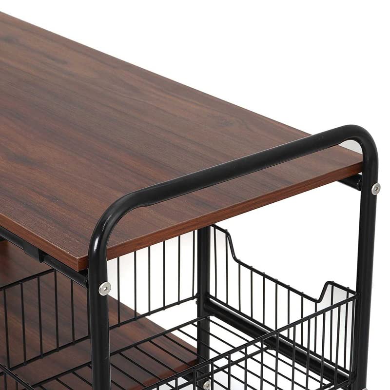 CXDTBH Cart Storage Rack Kitchen Trolley Rack Shared Bathroom Storage Rack