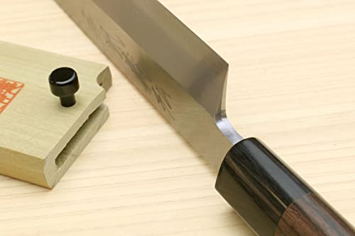 Yoshihiro Shiroko High Carbon Steel Kasumi Yanagi Rosewood Handle Sushi Sashimi Chef Knife (10.5'' (270mm))