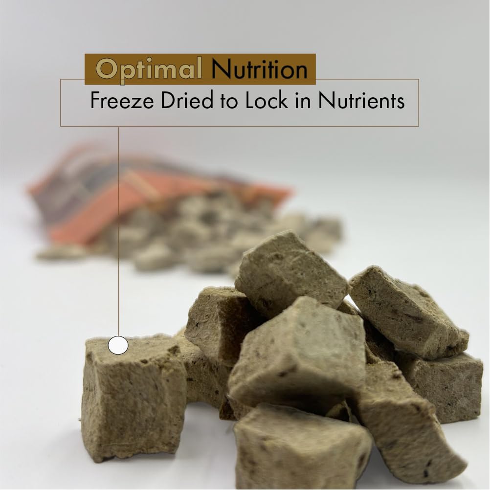 Liver Bits Treats for Dogs - Freeze Dried Training Treats - 100% Natural Raw Beef Liver - High in Protein 4 oz