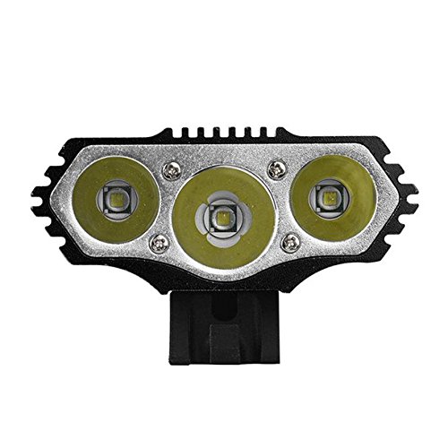 Dianli 12000 Lm 3 x XML T6 LED 3 Modes Bicycle Lamp Bike Light Headlight Cycling Torch Bike Accessory Set Lightweight Durable Easy to Installation DIY Decoration Pain Relief