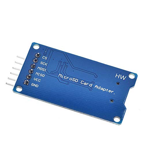 DAOKI 5Pcs Micro SD Storage Board Micro SD Card Module Micro SD Storage Expansion Board 6-pin with SPI Interface Micro SD TF Card Memory Shield Module SPI for Arduino Raspberry Pi with Dupont Wire