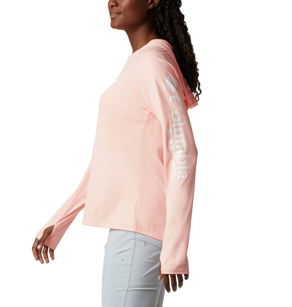 Columbia PFG Tidal Deflector⢠Hoodie Tiki Pink MD