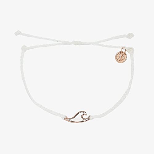 Pura Vida Bracelets Pack Light Knotted Wave Chain Bracelet Stack - Set of 3 Stackable Bracelets for Women, Summer Accessories & Cute Bracelets for Teen Girls - 1 Chain Bracelet & 2 String Bracelets