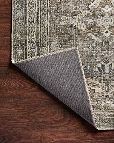 Loloi II Layla Collection LAY-13 Antique/Moss, Traditional 2'-6" x 7'-6" Runner
