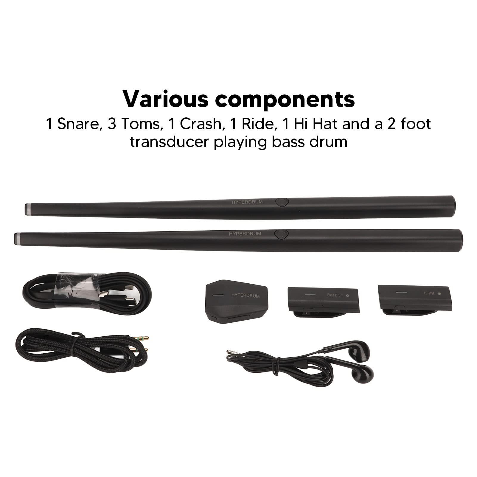 Electronic Drum Set, Simulation Stand Adapter Low Noise 2 Modes Virtual Reality Drum Set for Beginners