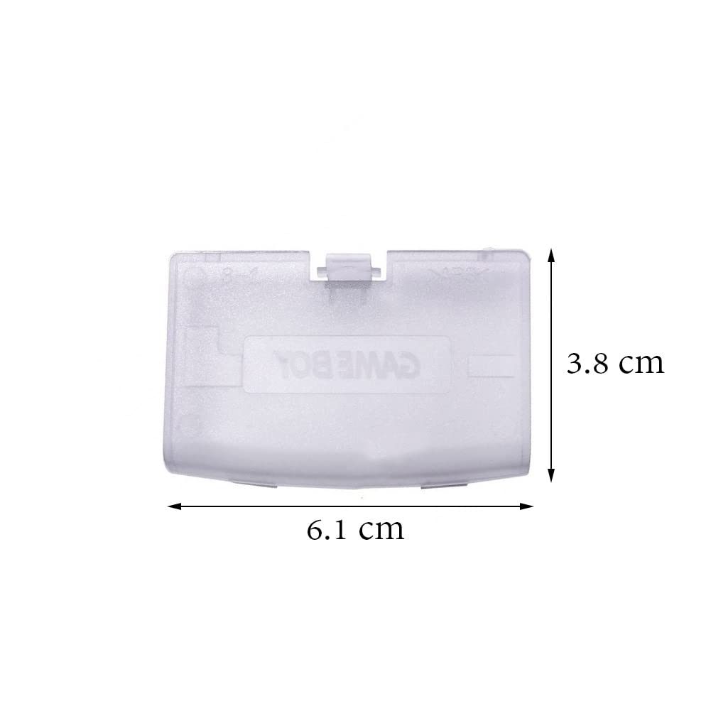 Clear Purple Battery Cover Case Back Door Part for Nintendo Gameboy Advance GBA