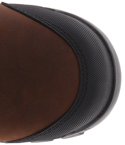 Carhartt mens 8" Rugged Flex Insulated Waterproof Breathable Safety Toe Leather Work Boot Cmf8389 Construction Shoe, Brown, 10.5 US