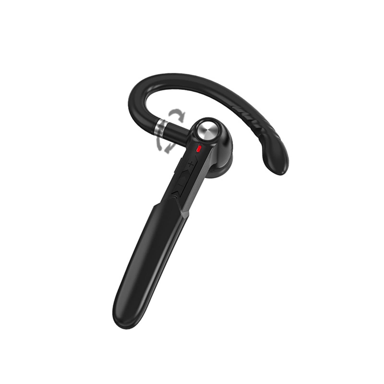 ESSONIO Headphones Bluetooth earpiece Wireless Headphones Bluetooth Headset with Microphone Cell Phone Noise canceling Hands-Free Headset Black