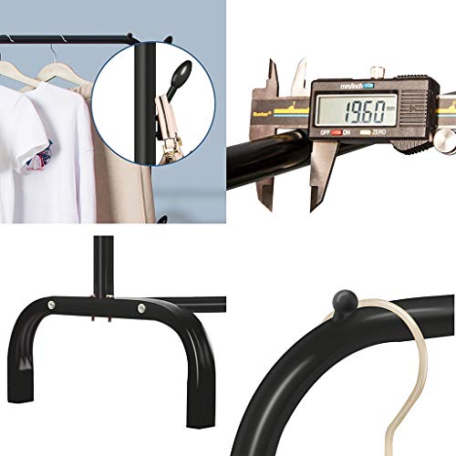 Coat Racks Entrance Hall Coat Rack Organiser Multi-Purpose Storage Shoe Bench Stand with Top Rod 4 Hooks for Home Office Hallway Bedroom