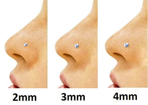 DesignedDazzle Small 2mm Height Magnetic Nose Stud