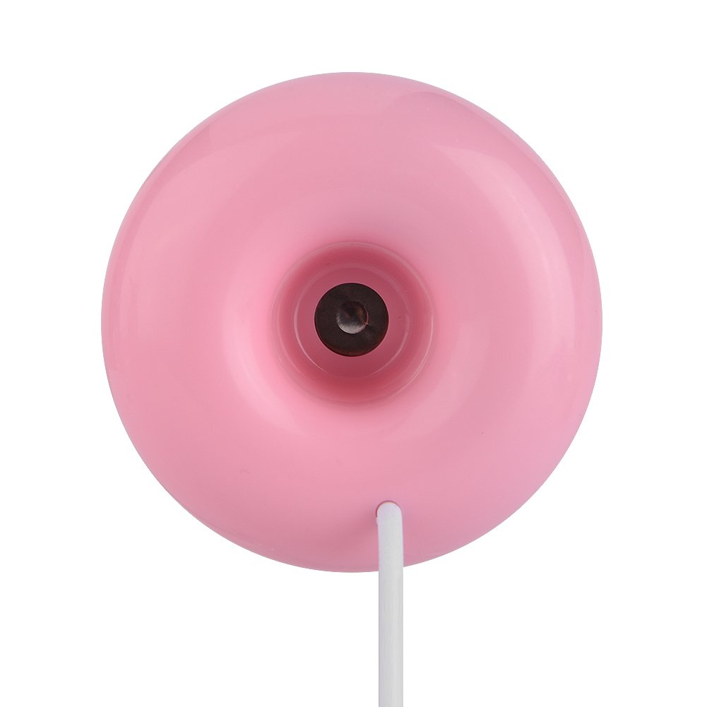 USB Donuts Humidifier Mini Cute Mist Humidifier Floating Water Air Fresher Aroma Diffuser for Home SPA Car Travel Use