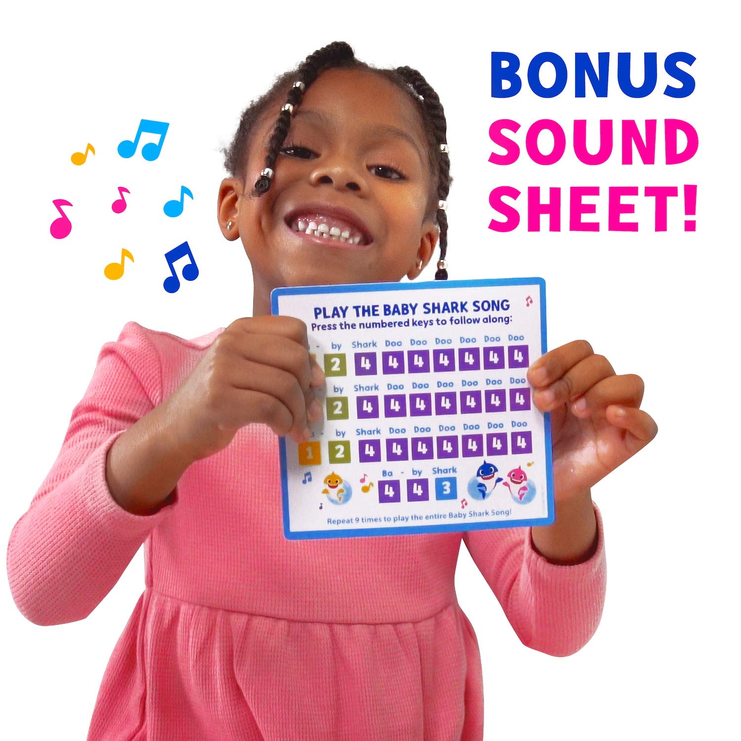 WowWee Baby Shark Official - Step & Sing Piano Dance Mat