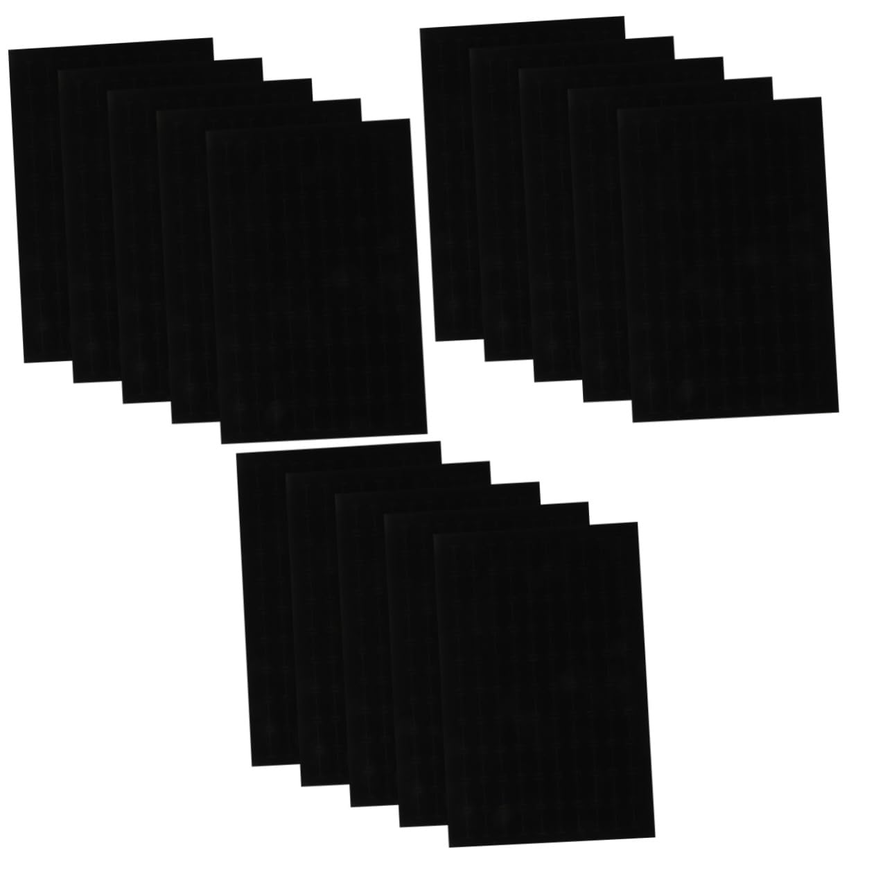 Didiseaon 9 pcs Jewelry Box black stand black choker necklace black sponge Ear Stud Pad black foam ring insert drawer ring organizer earring display tray jewelry insert pad foams pad lining