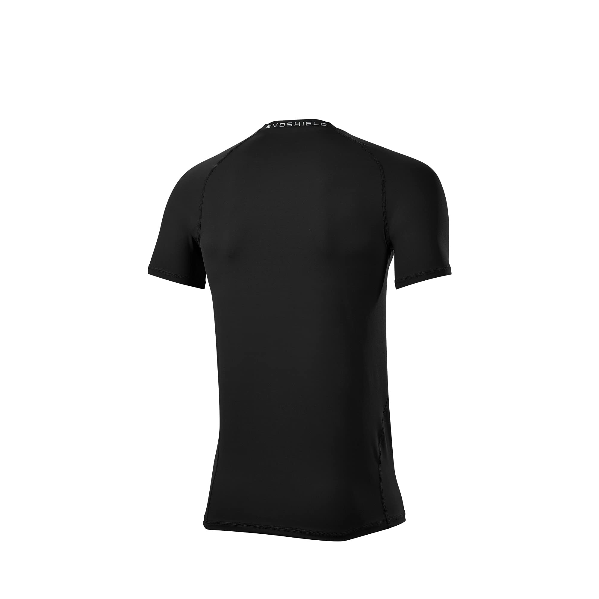 EvoShield Men's Short Sleeve, Grey/Scarlet, 2X-Large