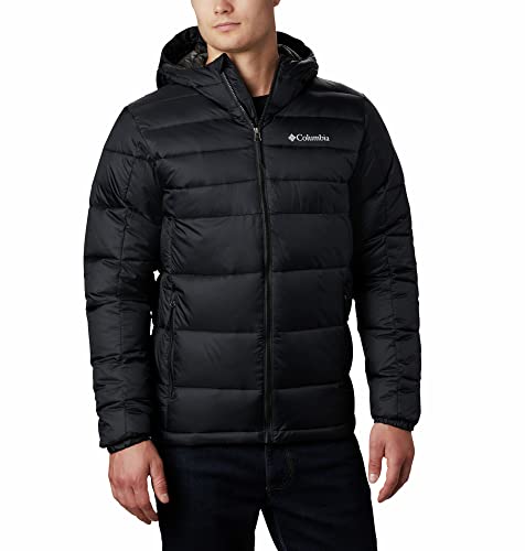 Columbia Men's Buck Butte Insulated Hooded Jacket, Black, XX-Large