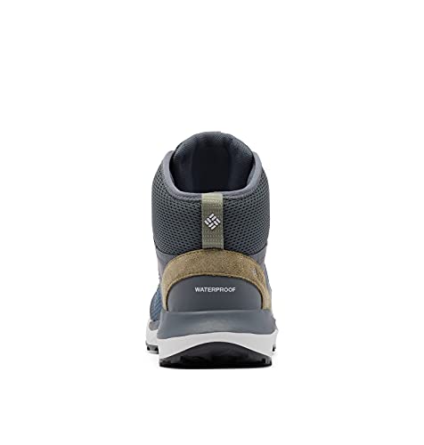 Columbia Men's Trailstorm Mid Waterproof, Graphite/Creek, 12