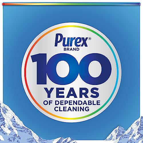 Purex 4-in-1 Laundry Detergent Pacs, Mountain Breeze, 70 Count + Purex Crystals in-Wash Fragrance and Scent Booster, Fresh Vibes, 21 Ounce, 4 Count
