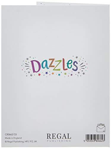 Regal Publishing Modern Birthday Card Grandson - 8 x 6 inches -
