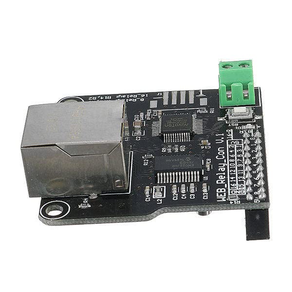 Ethernet Control Module with 16 CHs Relay for Arduino LAN WAN Web Server RJ45 Android iOS