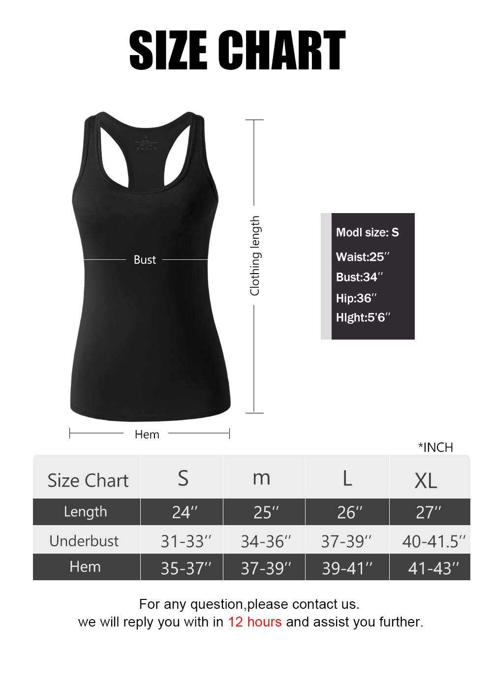 Cosy Pyro Workout Tank Tops for Women Racerback Yoga Tanks Basic Athletic Activewear-4 Packs Black/White/Gray/Pink M