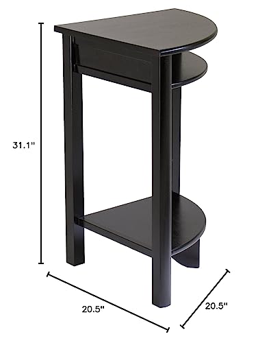 Winsome Liso Corner Desk, Espresso