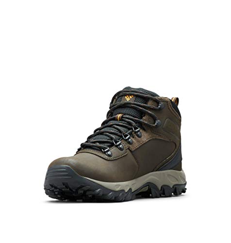 Columbia mens Newton Ridge Plus Ii Waterproof Hiking Boot, Cordovan/Squash, 9 US