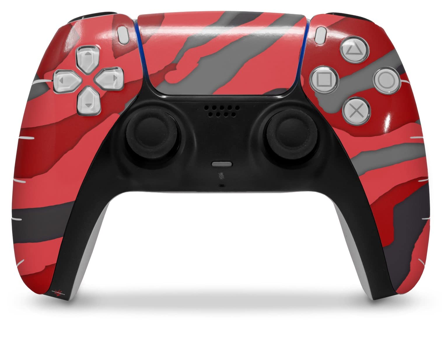 WraptorSkinz Skin Wrap compatible with Sony PS5 DualSense Controller Camouflage Red (CONTROLLER NOT INCLUDED)