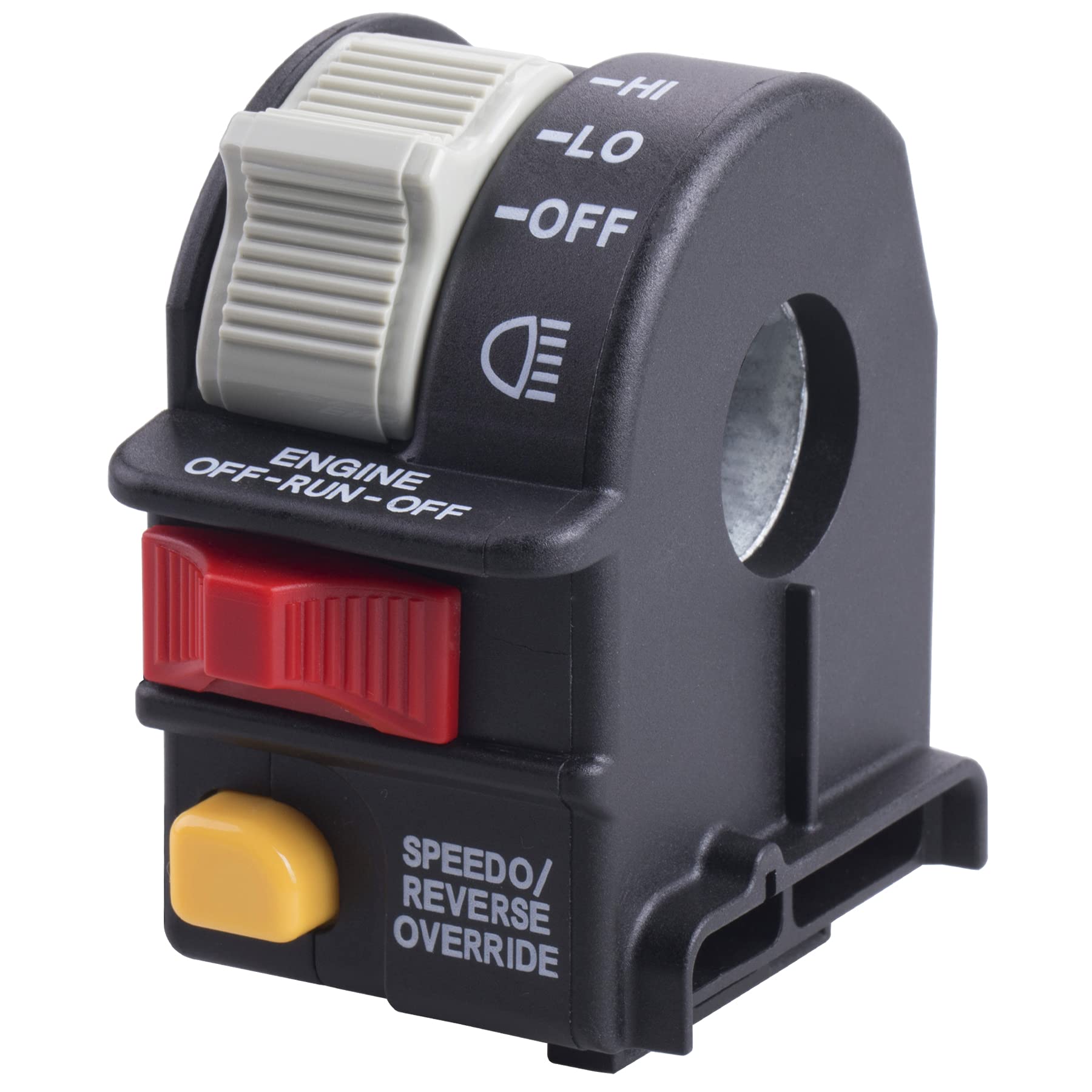 CNCMOTOK Left Hand Hi/Lo/On/Off Kill Key Start Handlebar Beam Light Switch Compatible with Polaris Sportsman 400 500 700 800 Magnum 325 330 500 Replace # 4010591