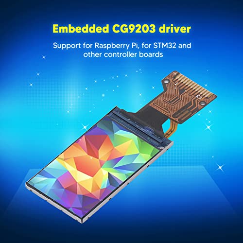 DAUERHAFT IPS LCD Display Screen, 2Pcs Easy to Install Energy Saving TFT Low Power Consumption IPS Display Accurate for Home for Garage