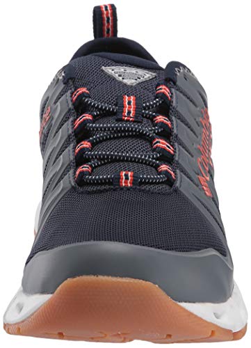 Columbia PFG Men's Megavent II PFG Shoe, Collegiate Navy/Blood Orange, 7 Regular US