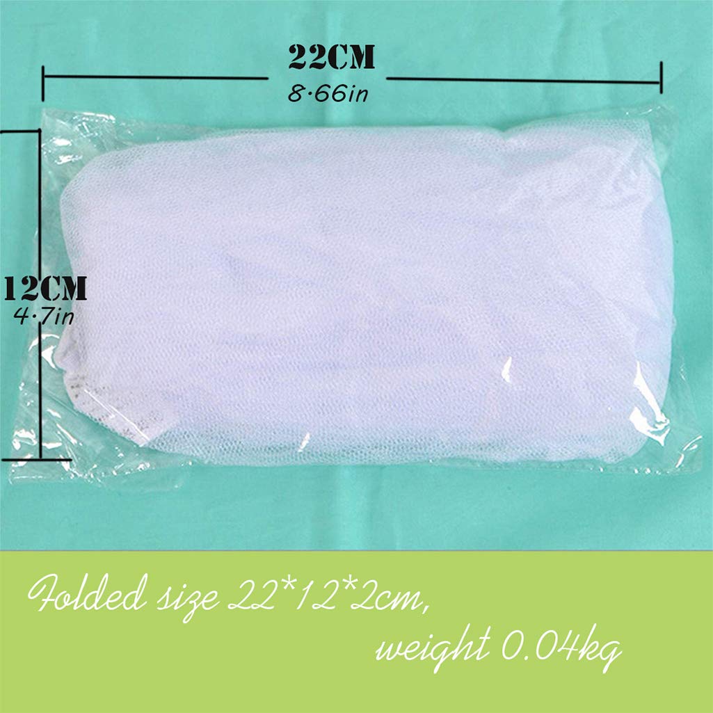 Digead Mosquito Net for Stroller, Baby Carriage, Crib and Travel Cot Full-Coverage Mosquito Net - Diameter50cm(20 inches)