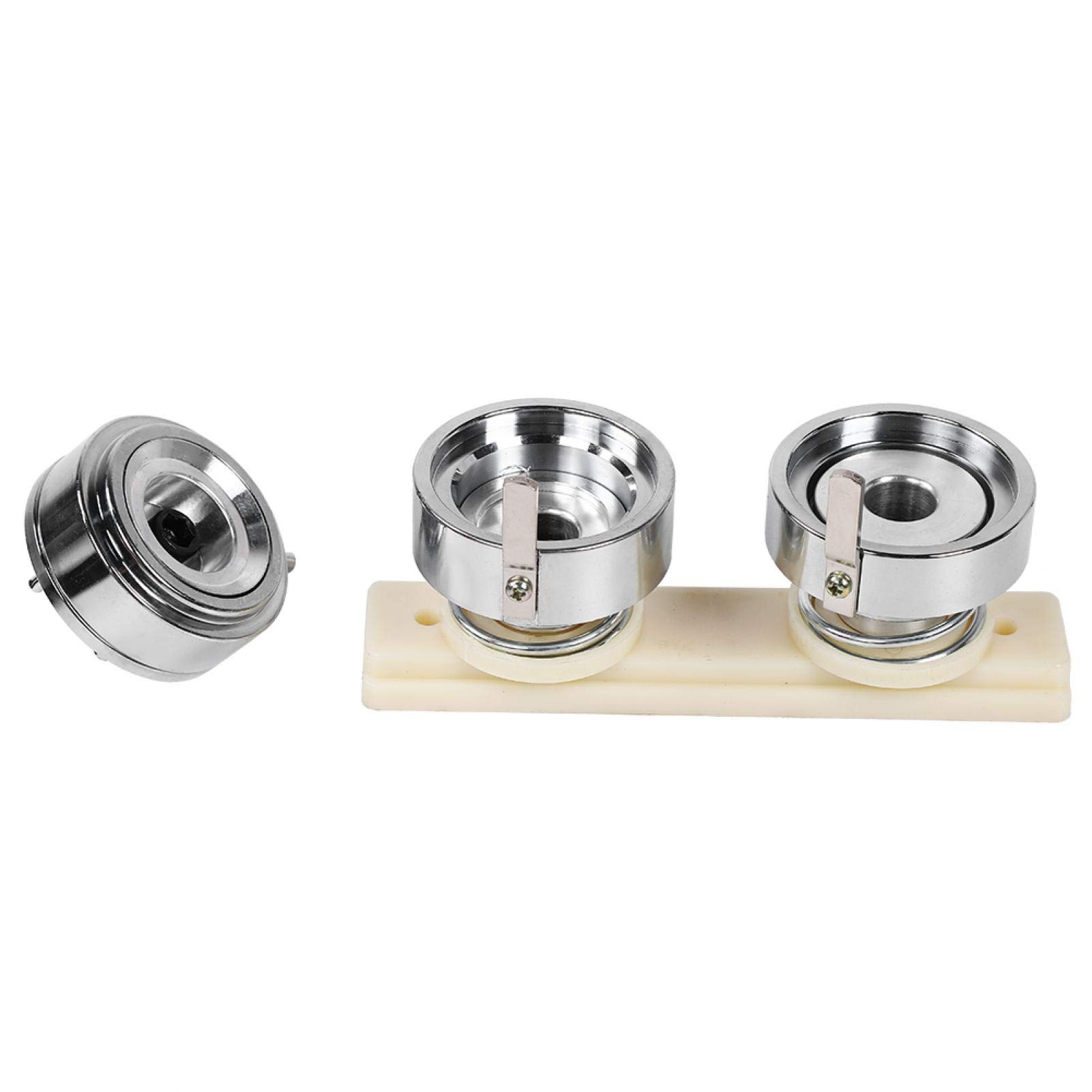 Button Mould Badge Making Tool,32mm/1.3inch DIY Badge Mold,Pin Making Moulds, Punch Press Tool Accessories,Sliding Base, Sturdy and Durable,for Circular Button Maker Badge Machine