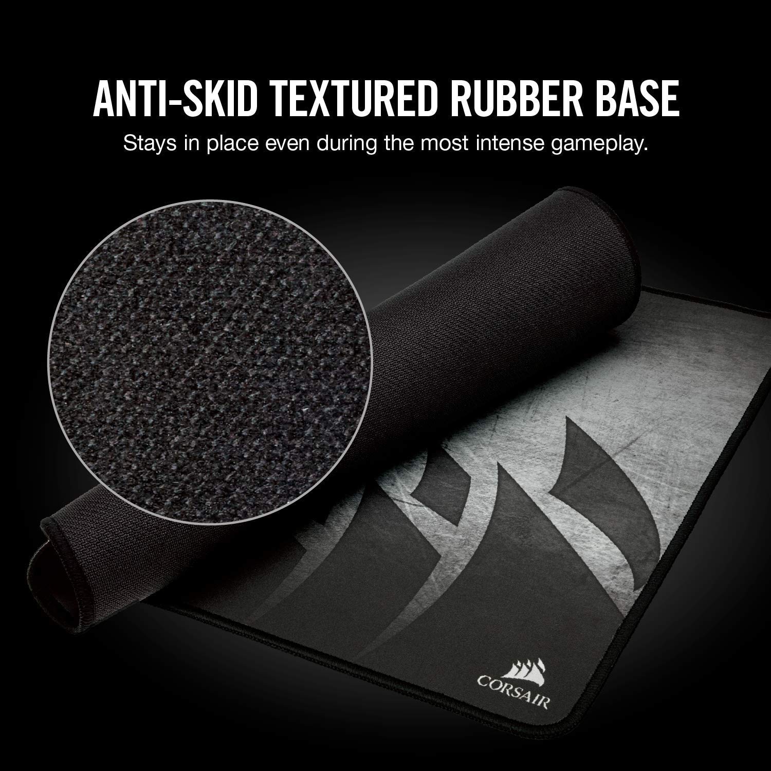 Corsair MM350 PRO Premium Spill-Proof Cloth Gaming Mouse Pad – Extended XL - Black (Renewed)