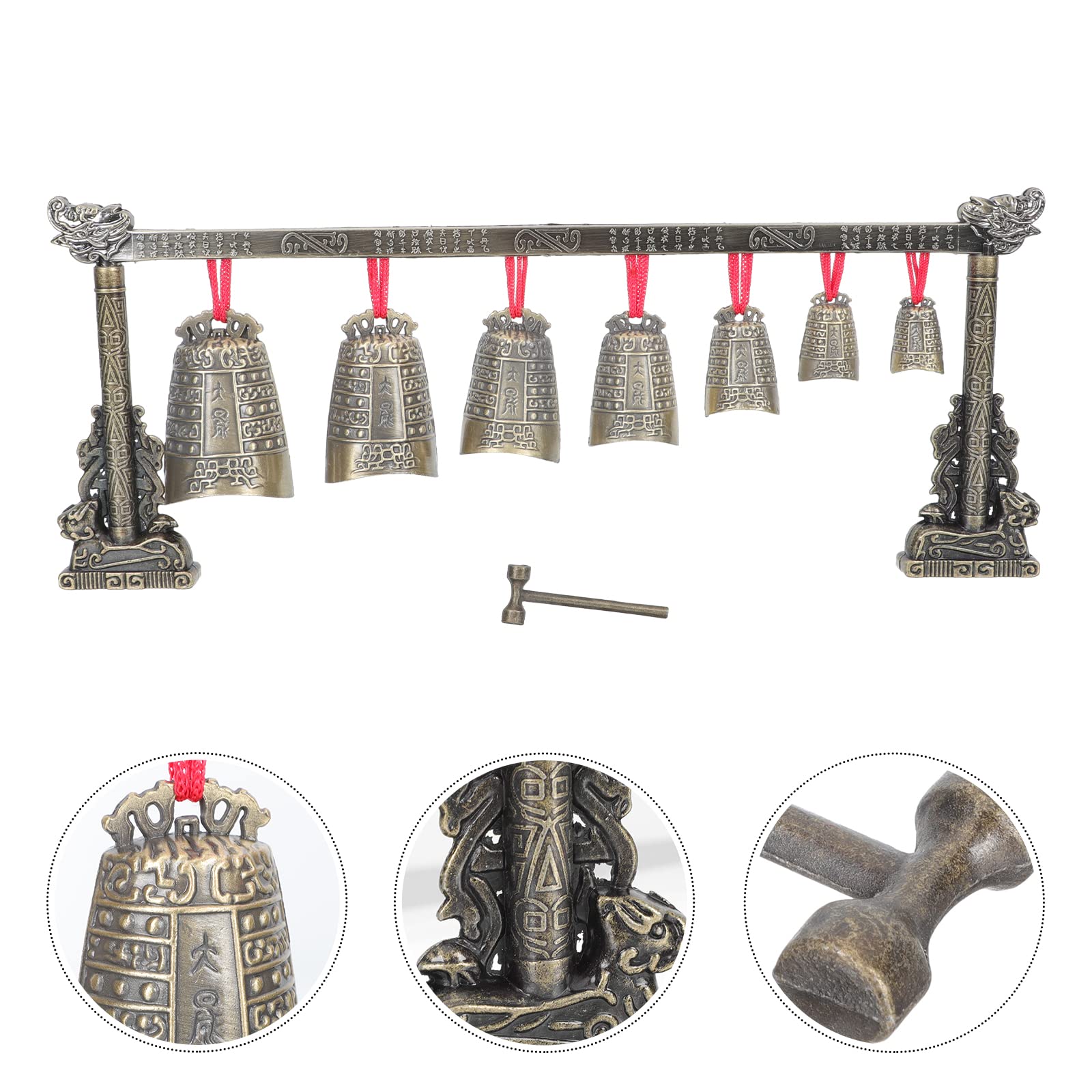 EXCEART 1 Set Chimes Metal Adornment Musical Instrument Vintage Percussion Instrument