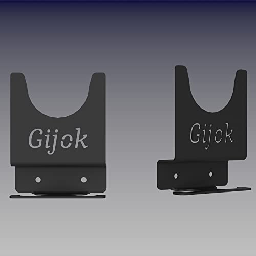 Gijok Angle Grinder Holder Tool Wall mount Bracket for 5inch Grinder, 2pcs Impact Wrench Wall Holder, Angle Grinder Storage Rack for Angle Grinders, Cutters, Polishers etc