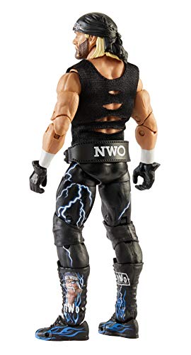 WWE Ultimate Edition Wave 7 Hollywood Hogan Action Figure 6 in with Interchangeable Entrance JacketLanternExtra Head and Swappable Hands for Ages 8 Years Old and Up