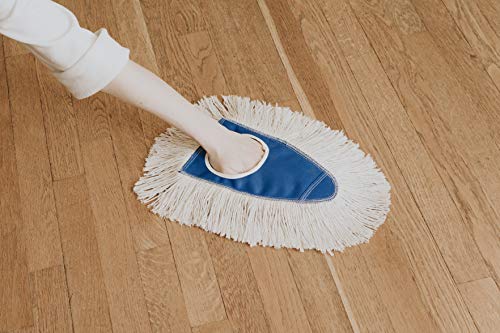 Fuller Brush Dry Mop - Commercial Floor Dusting & Mopping Cleaner - Washable Head For Drying & Dusting Kitchen & Bathroom Floors